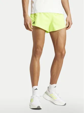 adidas Sportshorts Adizero Essentials JF3492 Gr&uuml;n Slim Fit