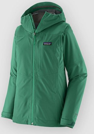 Patagonia Boulder Fork Rain Jacke gem green