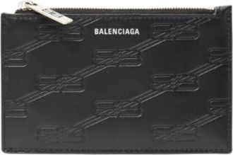 Balenciaga unisex, Pre-owned, Noir, Taille: ONE Size Portefeuille en cuir Pre-owned