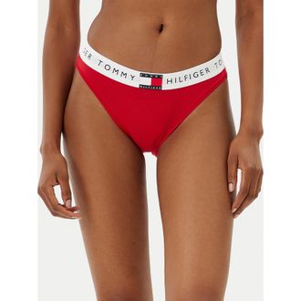 Tommy Hilfiger Klassischer Damenslip UW0UW06038 Rot