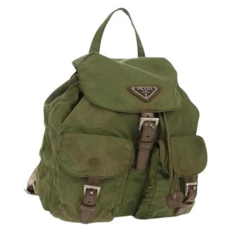 Prada Pre-owned Vintage Rucksack - - Pre-owned - Damen - Gr&uuml;n - ONE SIZE