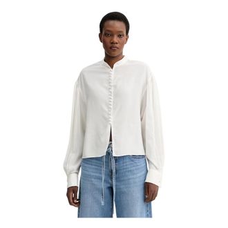 Kenzo Bluse mit Stehkragen und langen &Auml;rmeln - - Blouses & Shirts - Damen - Wei&szlig; - S