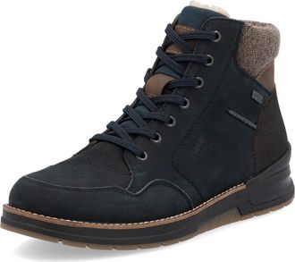 Rieker Herren Schnürstiefel 32344, Männer Stiefel, lose Einlage, wasserabweisend, riekerTEX,schnürboots,Kurzstiefel,Boots,blau (14),40 EU / 6.5 UK