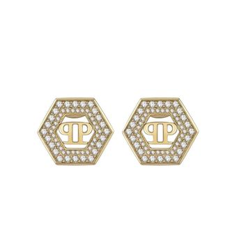 Philipp Plein Femme, Accessoires, Jaune, Taille: ONE Size Pjrea13Eu Earrings