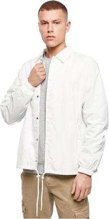 Build Your Brand Coach Jacket Veste, Blanc, XS Homme