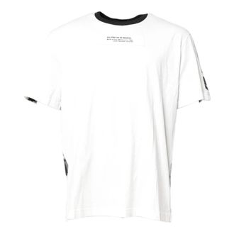 Dolce & Gabbana Camouflage Rundhals-T-Shirt - - Tops - Herren - Wei&szlig; - 3XL
