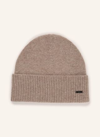HUGO BOSS Cashmere-M&uuml;tze Honesto braun