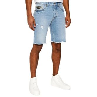Versace Jeans Couture Homme, Shorts, Bleu, Taille: W30 Denim Shorts