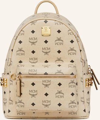 MCM Mcm Rucksack Stark Small Mit Nieten beige