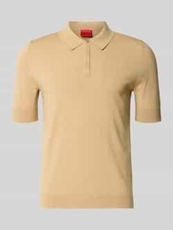 HUGO BOSS Regular Fit Poloshirt aus Viskose-Mix Modell SAN PETER