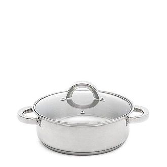 Quttin Quittin Caesar - Kasserolle 22cm/3l/0,8mm stehlen induktionsgeeignet mit deckel caesar