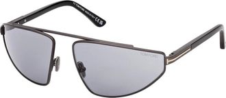 Tom Ford unisex, Accessoires, Gris, Taille: 64 MM Parker-02 Lunettes de soleil