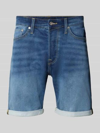 Jack & Jones Regular Fit Jeansshorts mit Umschlag Modell RICK