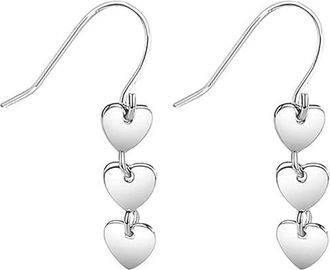 Generic Boucles doreilles g&eacute;om&eacute;triques Punk &agrave; Long Pompon Pendantes Boucles doreilles &agrave; Tige en coeur pour Femmes Bijoux Fantaisie (A) Durabilit&eacute;