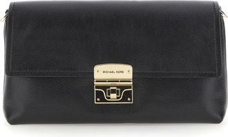 Michael Kors Women Md Conv Pouchette Xbody Hand Bag, Schwarz