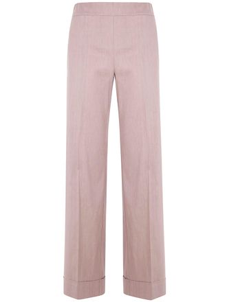D.exterior D. EXTERIOR Changing Linen Straight Trousers