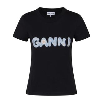 Ganni Damen, Oberteile, Schwarzk, LGr&ouml;&szlig;e