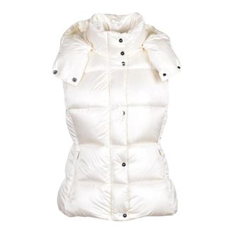 Add Femme, Vestes, Blanc, Taille: 36 FR Gilet Smanicato