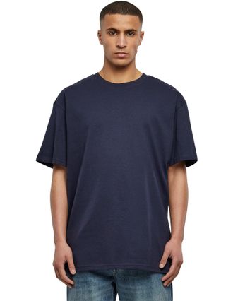 Urban Classics Herren Heavy Oversized Tee - Weites T-Shirt im Oversize Fit aus Baumwolle, schweres Jersey Shirt f&uuml;r Streetwear, Freizeit & entspannte Outfits,Blau,4X