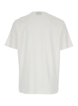 Emporio Armani Mens Crew Neck T-Shirt White Cotton T-Shirts And Polos