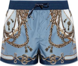 Dolce & Gabbana Homme, Maillots de bain, Bleu, Taille: XL Short de Bain