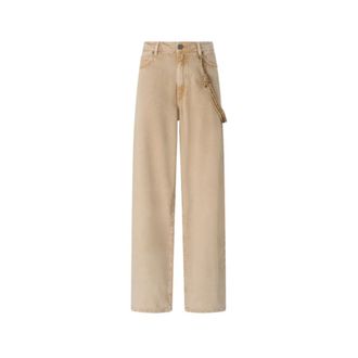 Pinko Pinko, Femme, Jeans, Beige, Taille: W30 Jeans avec cordon bijou
