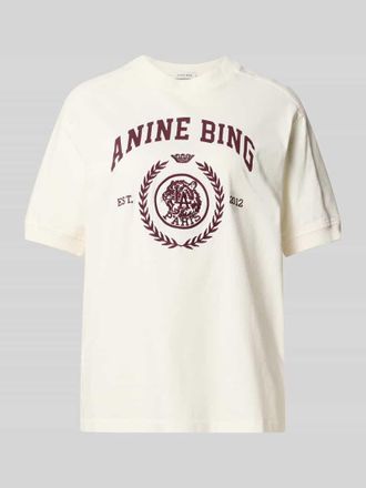Anine Bing Regular Fit T-Shirt aus reiner Baumwolle