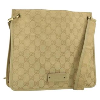 Gucci Pre-owned Vintage GG Canvas Schultertasche - - Pre-owned - Damen - Beige - ONE SIZE