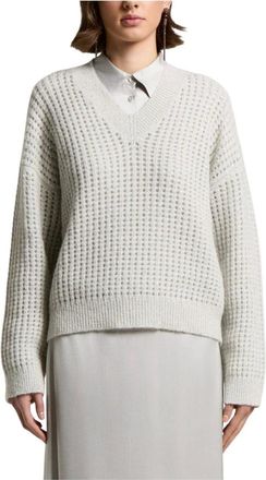 PESERICO Femme, Pulls, Gris, Taille: 44 FR Maille col V