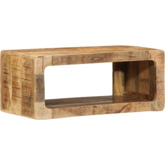 vidaXL Vidaxl - Meuble tv Marron 60 x 30 x 25 cm Bois de manguier massif