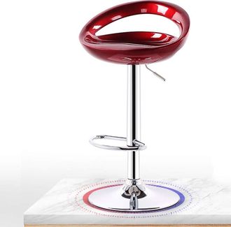 Generic H&ouml;henverstellbare, drehbare Barhocker in Gr&uuml;n mit Fu&szlig;st&uuml;tze, moderner Essbereich (60-80 cm) f&uuml;r K&uuml;che, Kneipe und Zuhause