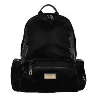 Dolce & Gabbana Nylon Rucksack - - Bags - Herren - Schwarzk - ONE SIZE