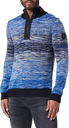 BOSS Mens Arverioso Knitted_Sweater, Black, S