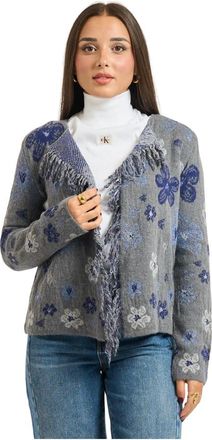 Alessia Santi Damen, Strickwaren, Grau, XSGröße