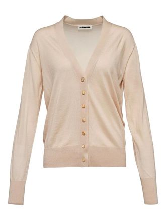 Jil Sander cardigan &agrave; boutonni&egrave;re devant - Tons neutres