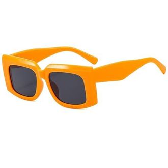 Generic Lunettes De Soleil Unisexes &Agrave; Monture Fine For Les Trajets Domicile-travail, La Conduite En Ext&eacute;rieur Et Vacances(Orange)