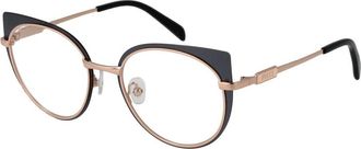 Pucci Femme, Accessoires, Rose, Taille: ONE Size Montures optiques Cat Eye en or rose