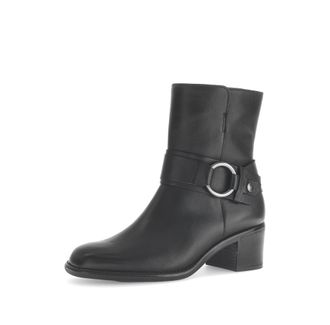 Gabor Damen Chelsea Boots, Frauen Stiefeletten,Moderate Mehrweite (G),Best Fitting,Schlupfstiefel,Stiefel,schwarz(Altsilber),41 EU / 7.5 UK