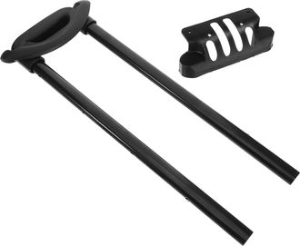 Milisten Ausziehbarer Koffergriff 61cm Teleskop Ziehgriff aus Aluminium und Eisen Ersatzgriff f&uuml;r 24 Zoll Koffer und Reisetaschen mit Antikompressionsbeschicht