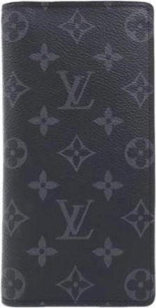 Louis Vuitton Portefeuille Long Monogram Eclipse doccasion - Femme - Pre-owned - Noir - Taille: ONE Size