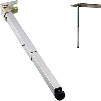 Generic Verstellbare Tischbeine aus Edelstahl for DIY-Möbel, Klappbare Teleskop-Tischbeine, Push-Pull-Lift-Esstische, Schrankbeine, 50-130 cm, Verstellbare Sc