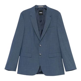 HUGO BOSS Houston Blazer - Homme - Costumes - Bleu - Taille: 2XL