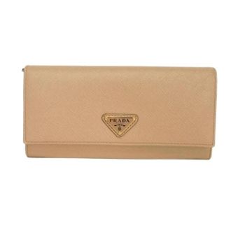 Prada Pre-owned Leder Portemonnaies - - Pre-owned - Damen - Beige - ONE SIZE