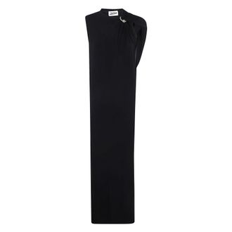 Jean Paul Gaultier Doppelte Lage langes Kleid mit Piercing - - Dresses - Damen - Schwarzk - XS