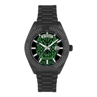 Philipp Plein Homme, Accessoires, Noir, Taille: ONE Size Date Superlative Watch