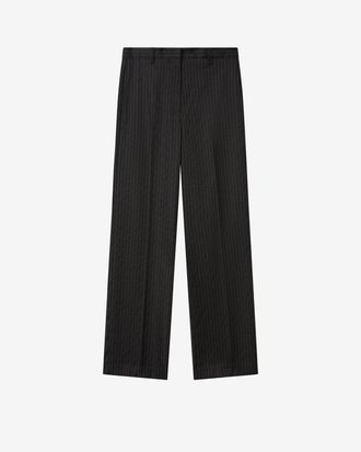 Isabel Marant Pantalon Noanda En Laine - Femme - Noir - Taille38 - Isabel Marant