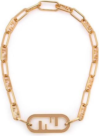 Fendi collier ras-du-cou Fendi OLock - Or