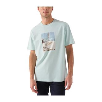 Salsa Bedrucktes T-Shirt - - Tops - Herren - Blau - L
