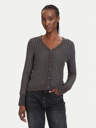 Guess Strickjacke W5RR05 Z3KT0 Grau Regular Fit