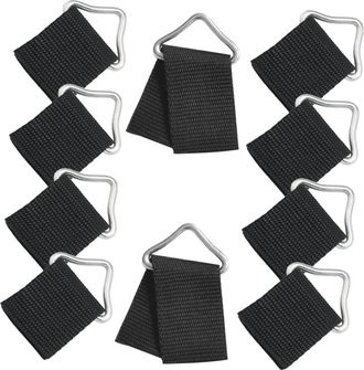 BESTONZON 10sätze Ringschnalle Für Trampolin Ersatz-Trampolin-schnallen Tragbare Trampolin-Ringe Austauschbare Dreieck-schnallen Metall-dreieck-schnallen Trampo